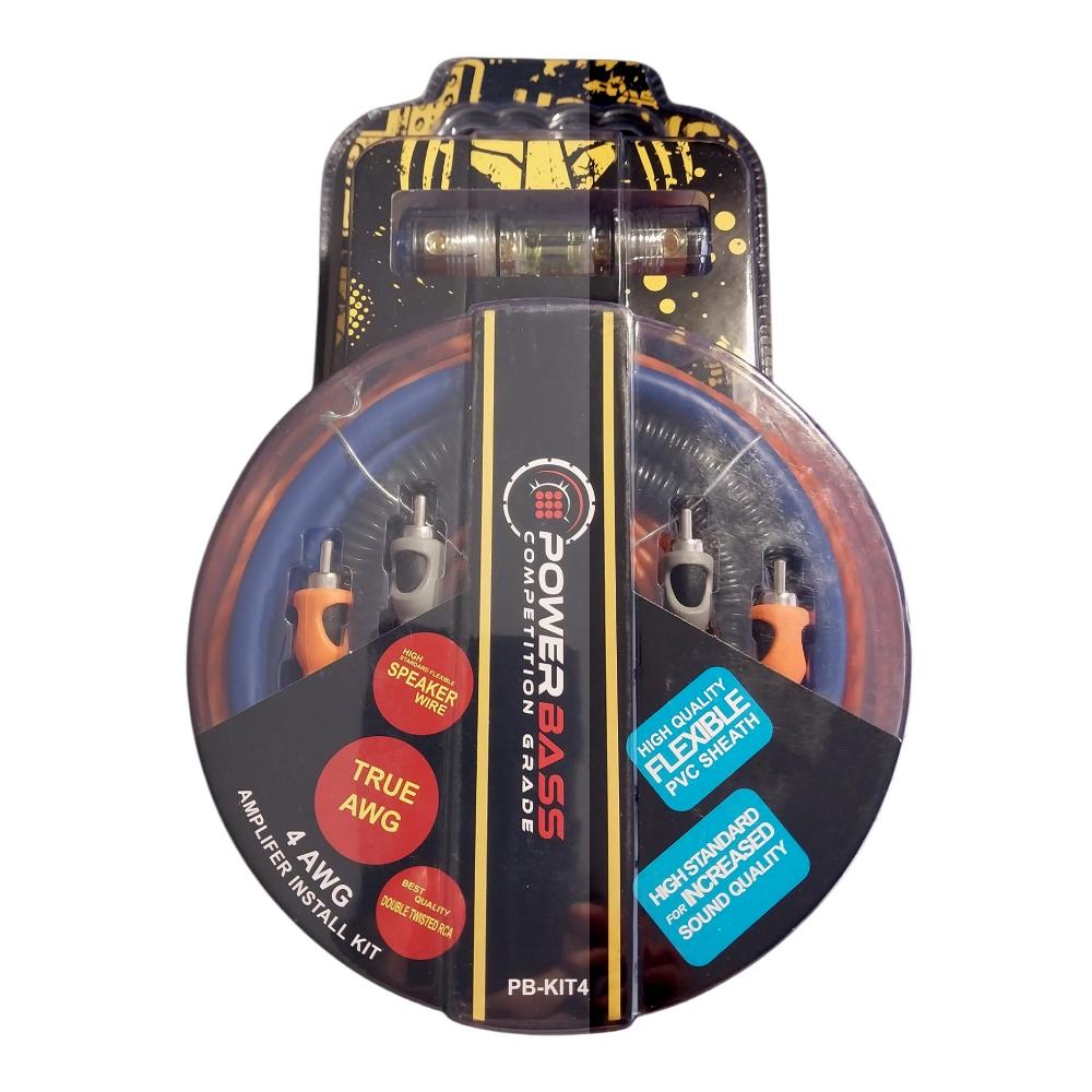 Powerbass PB-KIT4 – 4 Gauge Wiring Kit – Futcha Electronix